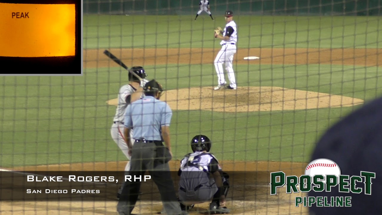 Blake Rogers Prospect Video, RHP, San Diego Padres - YouTube