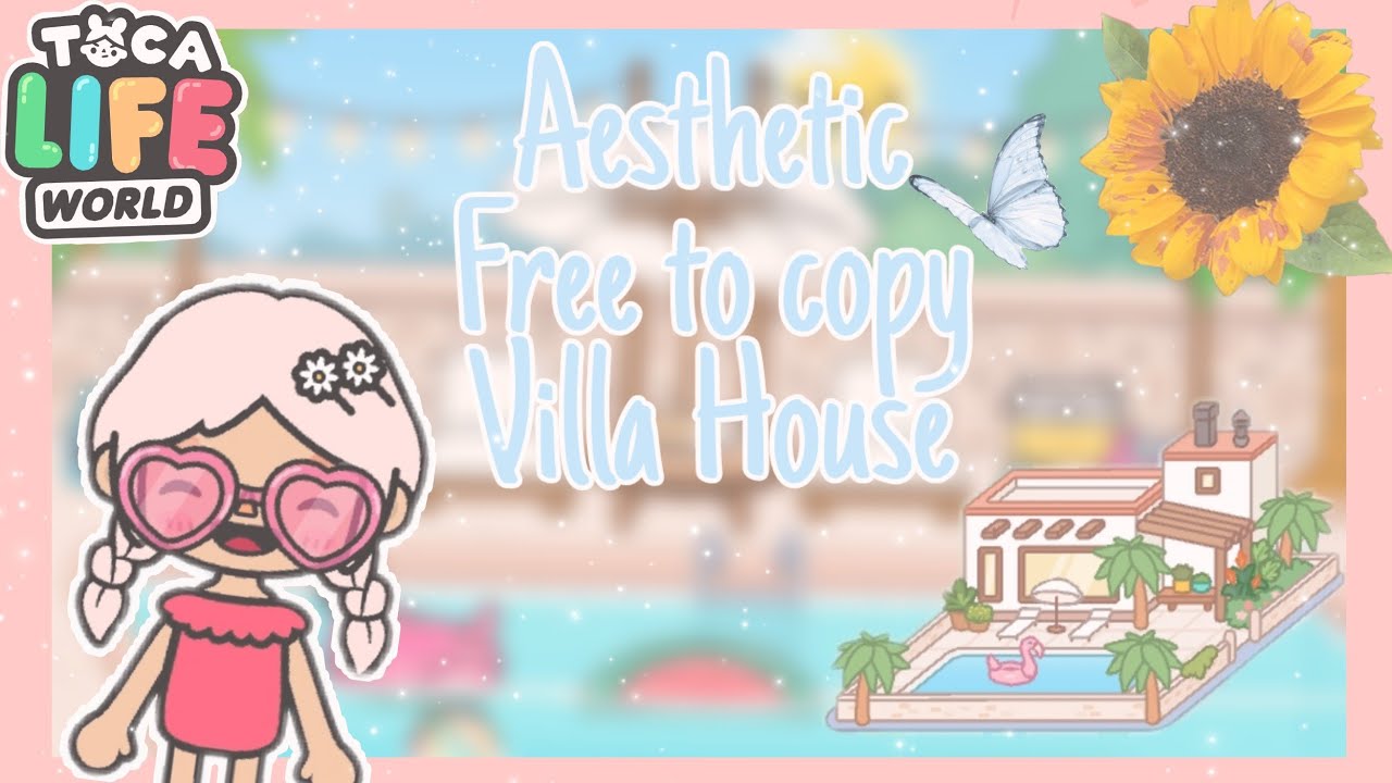 🍍NEW: Vacation Pool Villa House Design // Toca Life World - YouTube