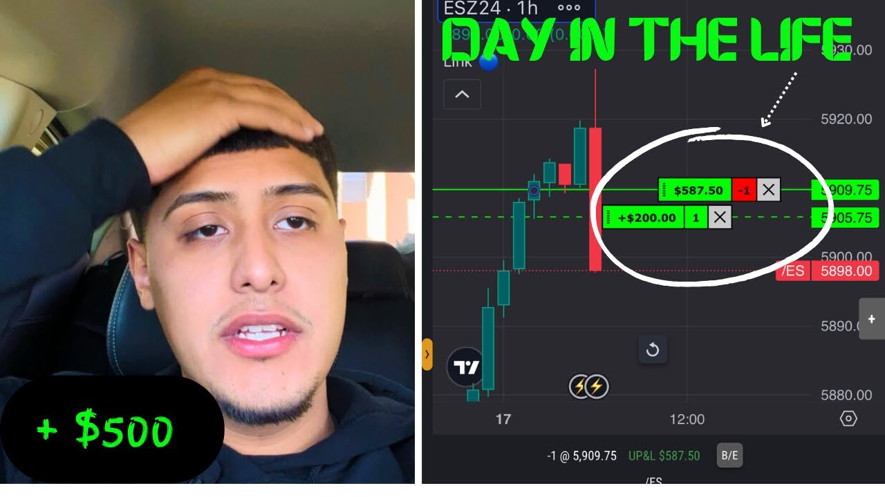 Young Trader Makes $500 TRADING FUTURES Daily? Top Step 50k challenge - YouTube