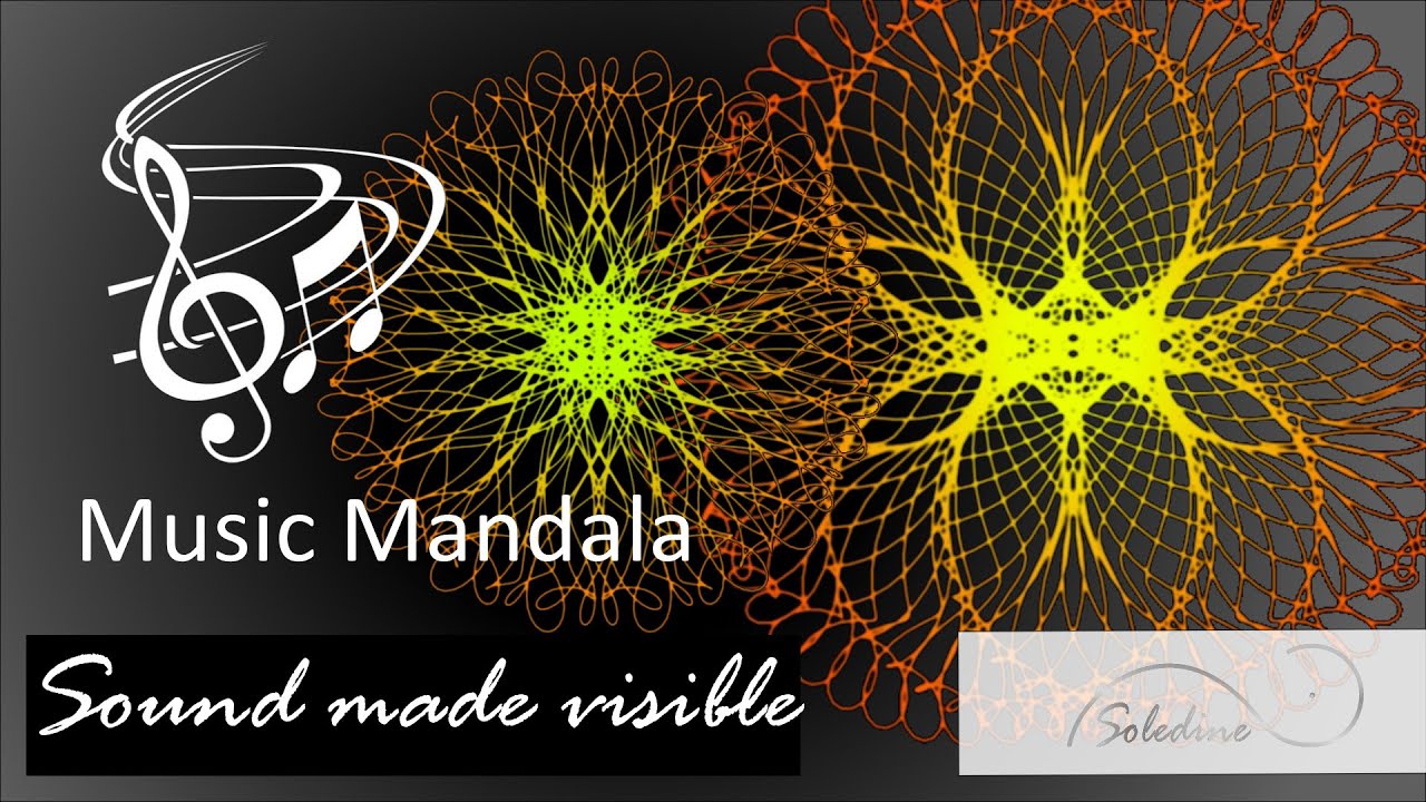 Mandalas de sons - visualisations sonores - cymatics Mandalas - YouTube