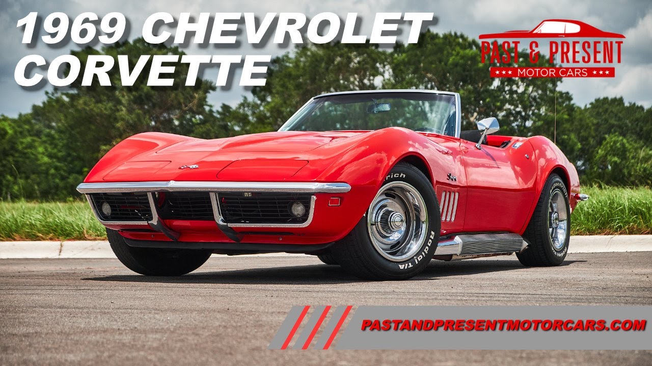 1969 Corvette Monza Red Convertible 720870 - YouTube