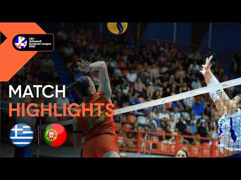 Highlights | Greece vs. Portugal | CEV Volleyball European League 2026 | Women