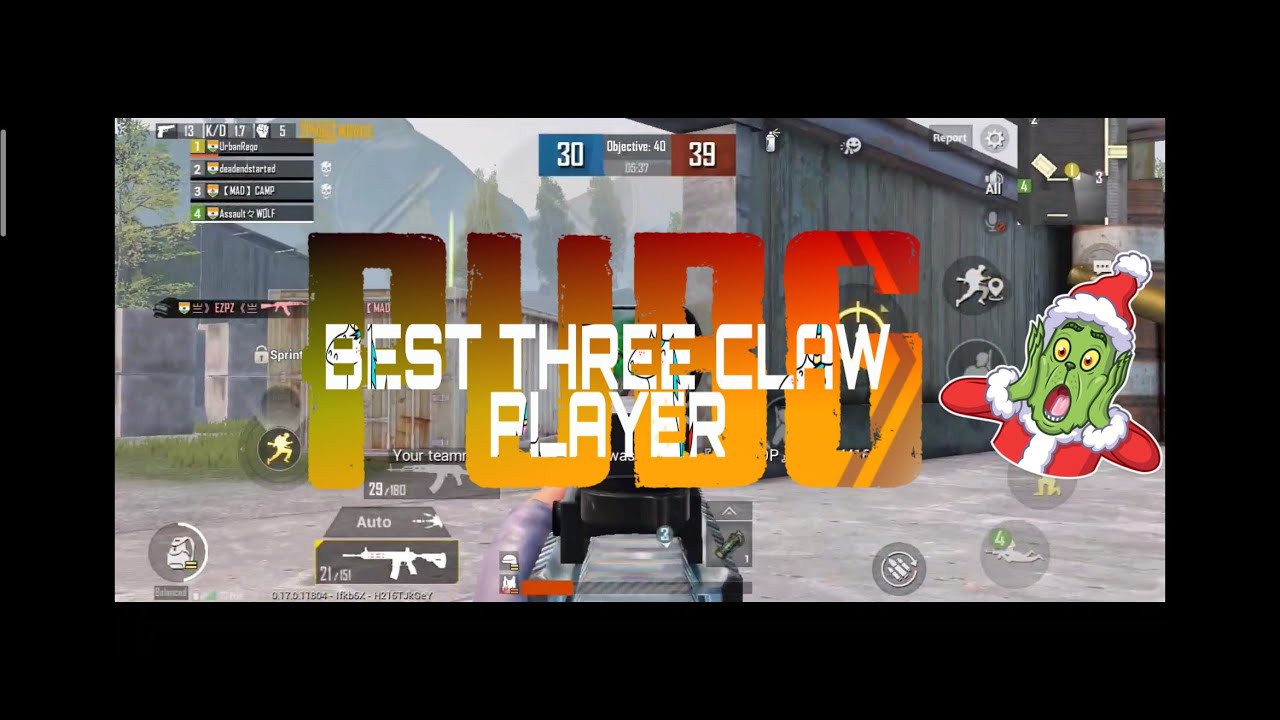 BEST THREE CLAW PLAYER || PUBG MOBILE || URBAN REGO LIVE || GYROSCOPE ...