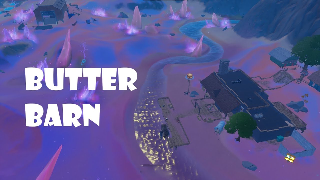 Land At Butter Barn - Fortnite Quick Challenge Season 5 - YouTube