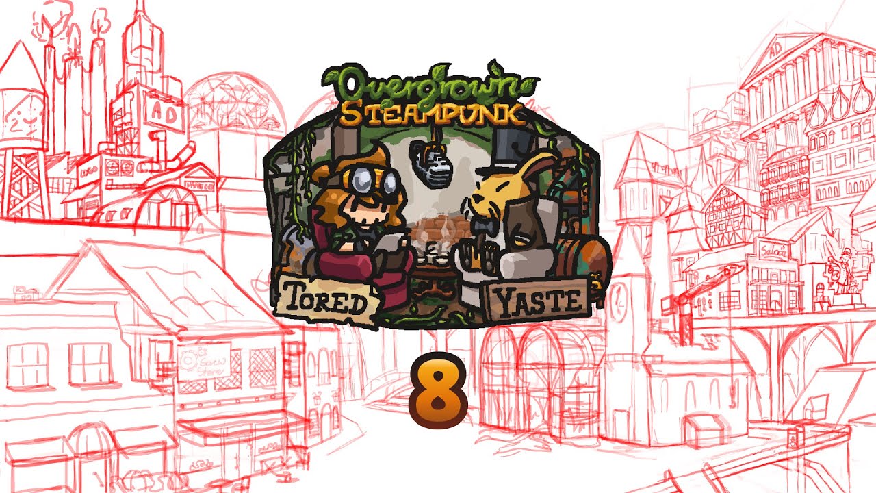 overgrown steampunk 08 (drawing stream) - YouTube
