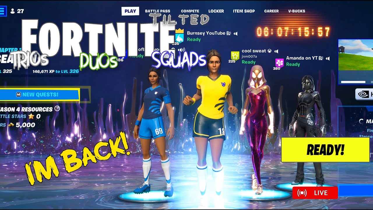 🔴 FORTNITE LIVE Stream Right Now | Fortnite LIVE with Viewers | Burnsey ...