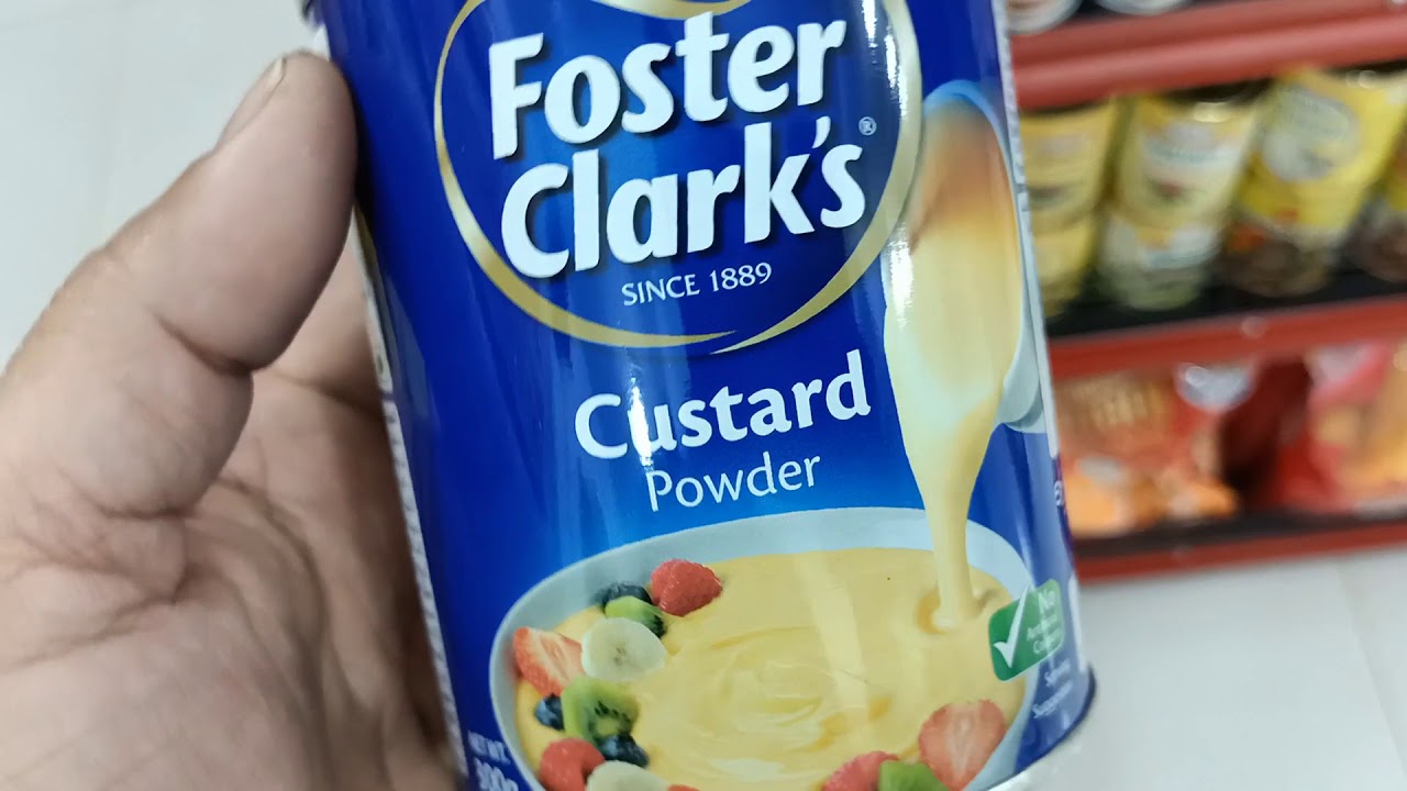 Foster Clark's Baking Powder, Custard Powder, Corn Flour. - YouTube