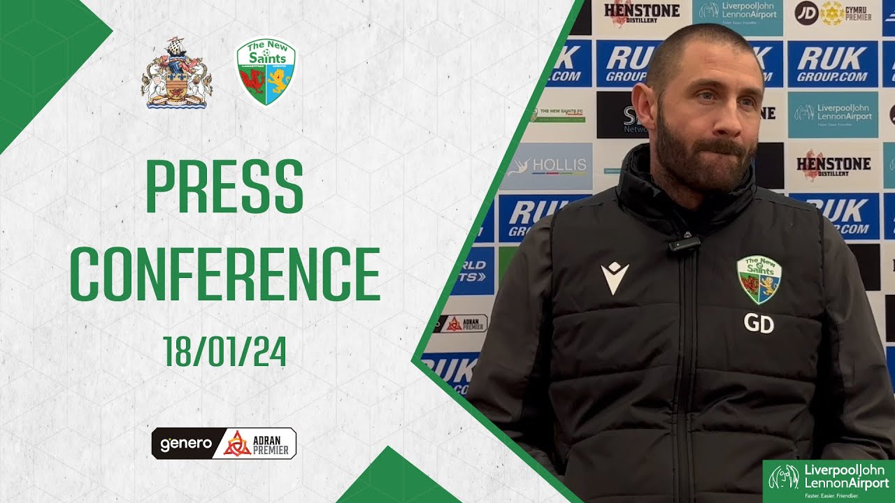 PRESS CONFERENCE | Greg Draper | Barry Town United | 18/01/24 - YouTube