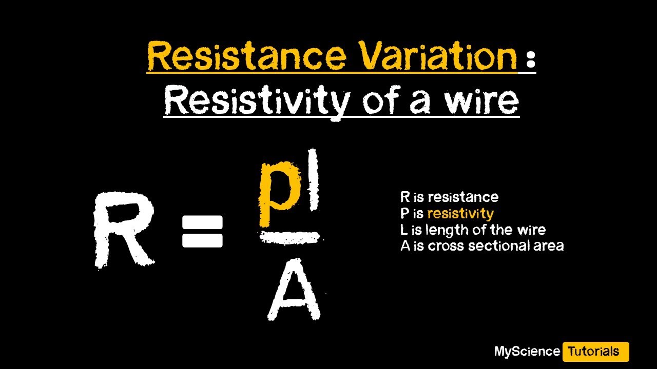 Resistance Variation Calculating The Resistivity Of A Wire YouTube