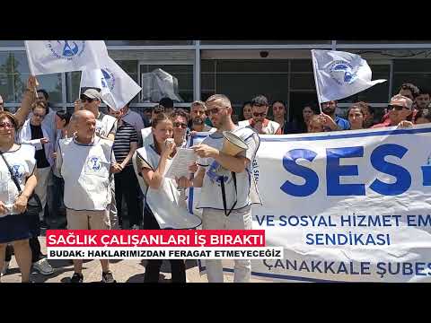 SAĞLIK ÇALIŞANLARI İŞ BIRAKTI