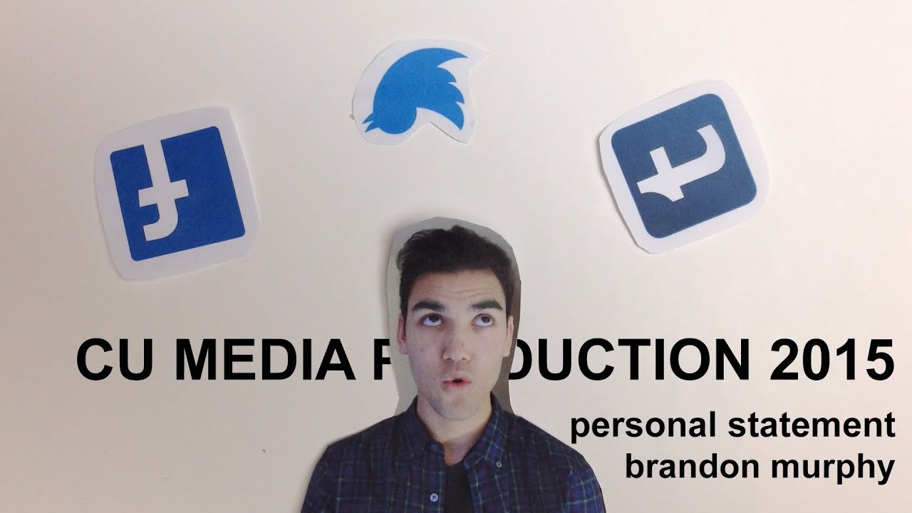 Creative Media Personal Statement (this got me into uni!) - YouTube