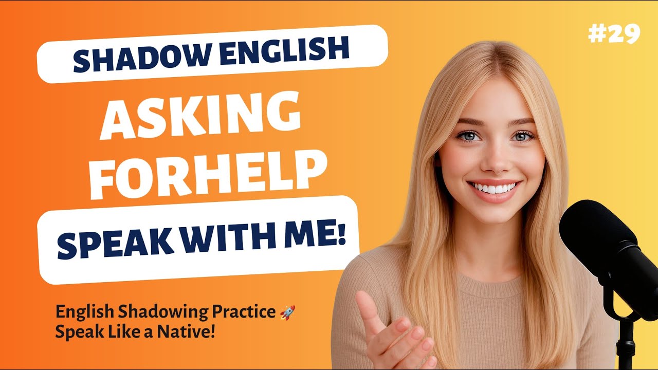 Asking for Help in English | English Speaking Shadowing Practice - YouTube