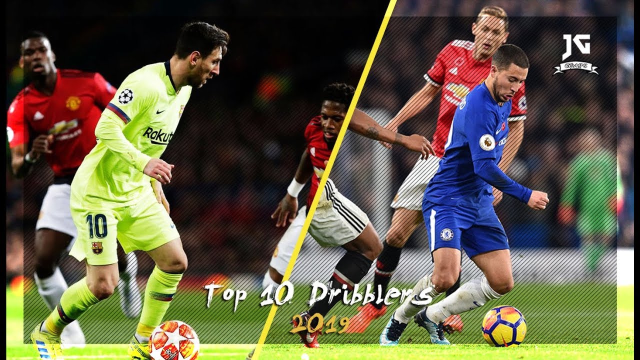 Top 10 Dribblers in Football 2019 - YouTube