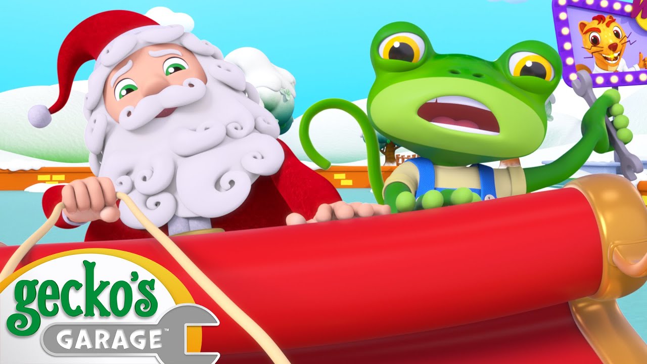 Gecko and Santa Christmas Chaos | Gecko's Garage Stories and Adventures ...
