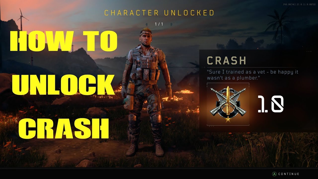 How to Unlock The CRASH in Blackout Battle Royale (Black Ops 4) - YouTube