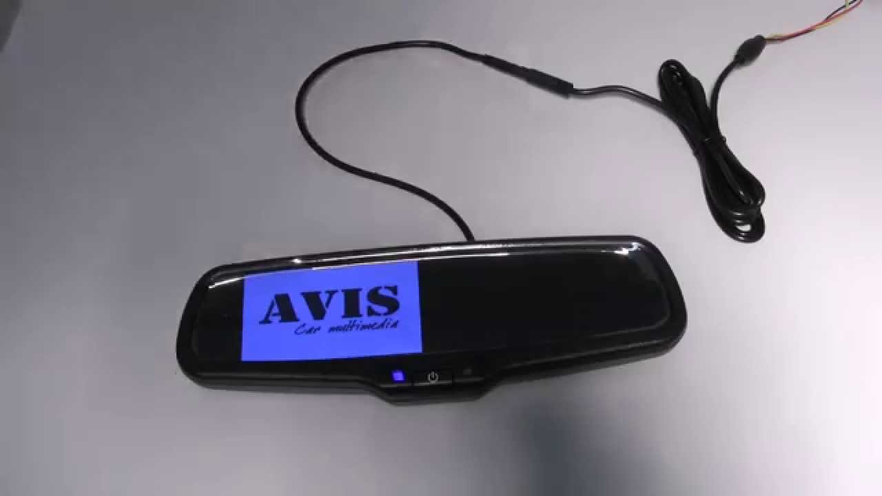 Автомобильное зеркало заднего вида со встроенным видеорегистратором ...