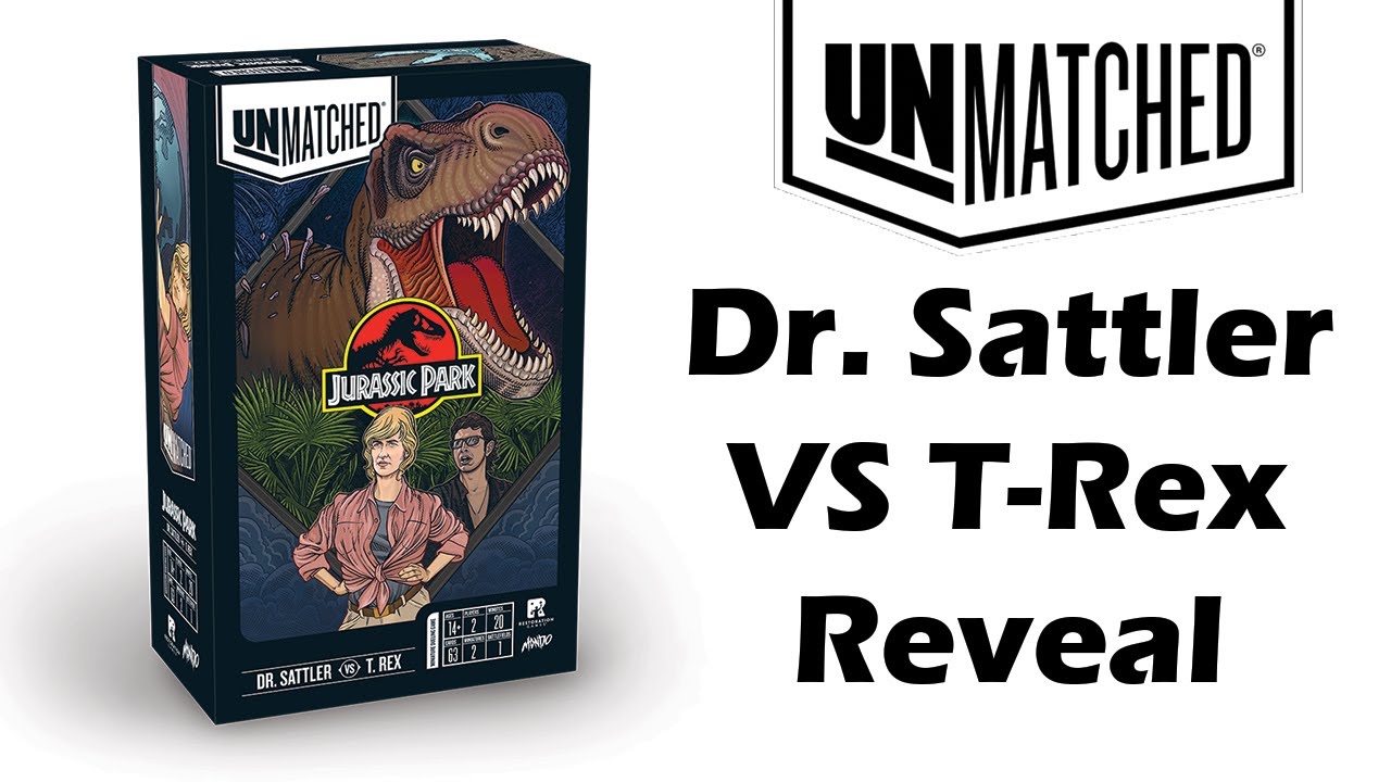 Unmatched Dr. Sattler Vs T-Rex Reveal!!!! - YouTube