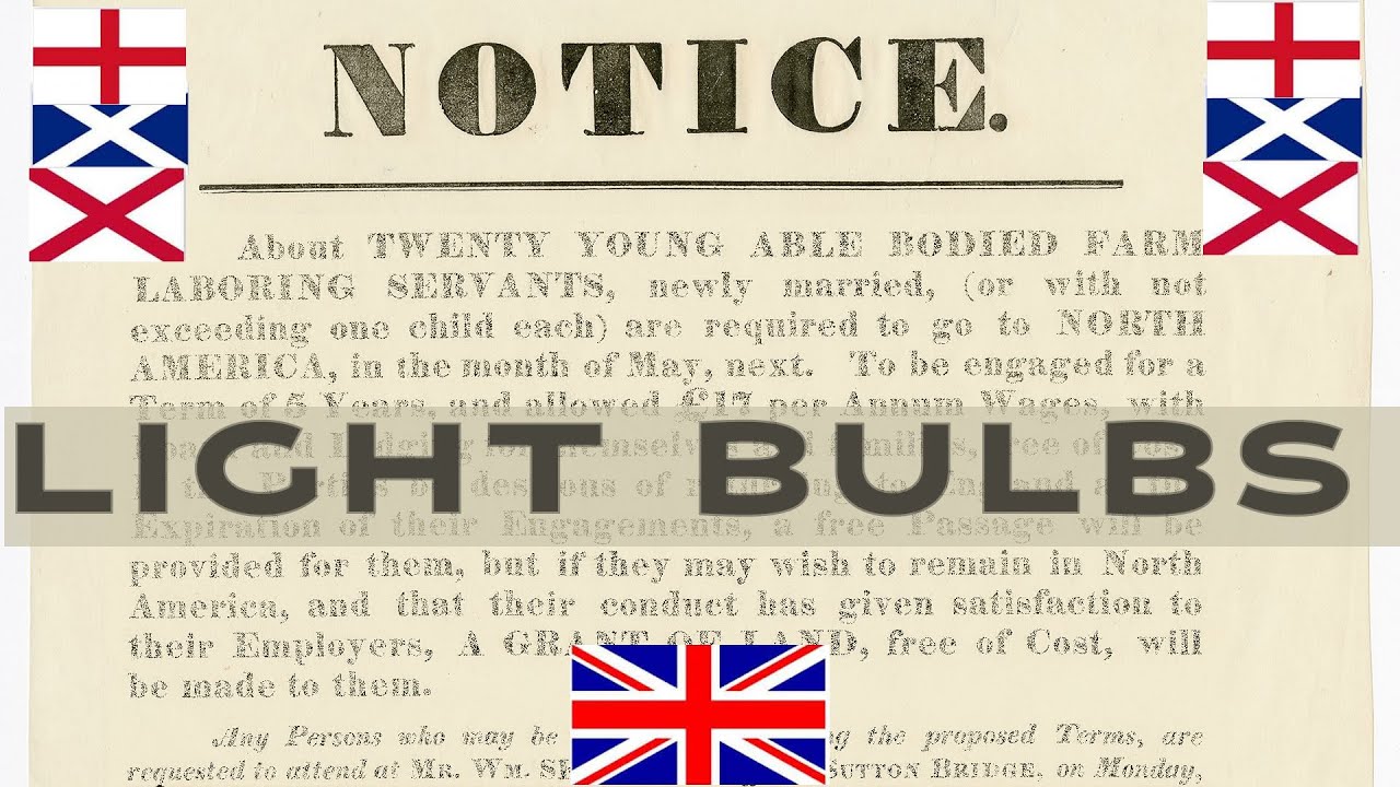 Wee notice light bulbs - Americans in England - YouTube
