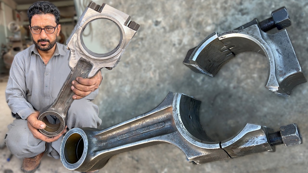 Reinventing BROKEN Connecting Rods with Advanced METAL Fabrication ...