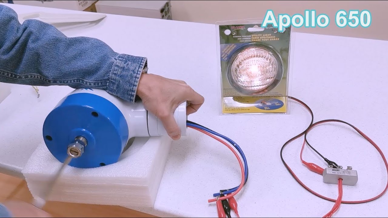 Apollo 650 Watt Wind Generator - YouTube