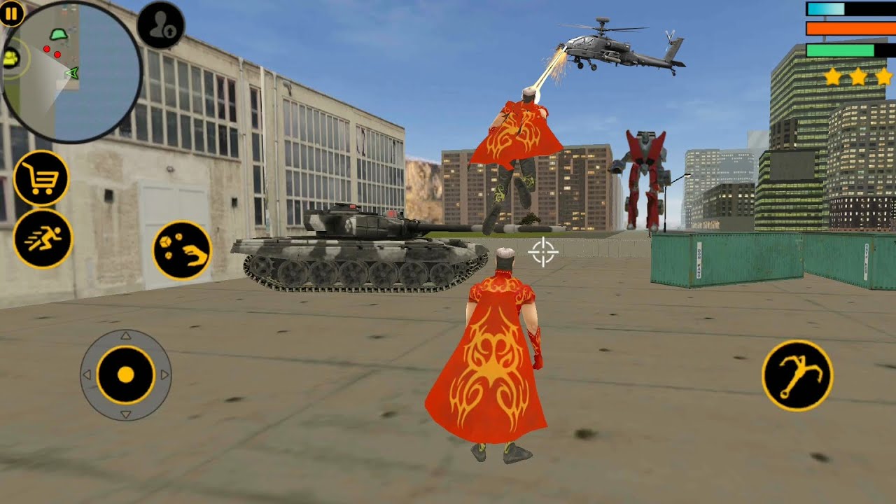 Naxeex Superhero (Energy SuperHero Destroy Helicopter)SuperHero Fly on ...