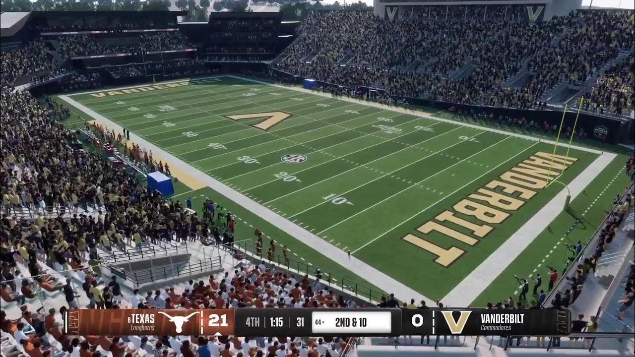 Texas VS Vanderbilt - YouTube
