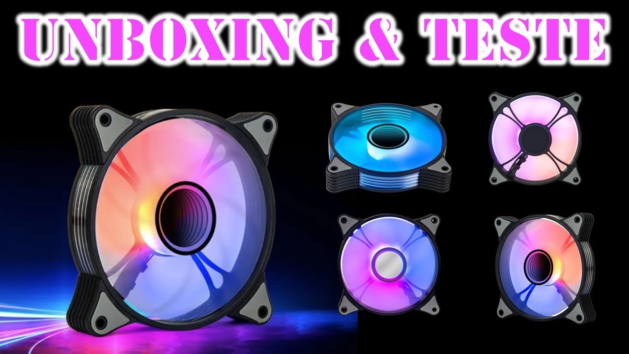 COMO INSTALAR AS FANS AIGO AR12 PRO - Fundo infinito ARGB led RGB 5V 3 ...