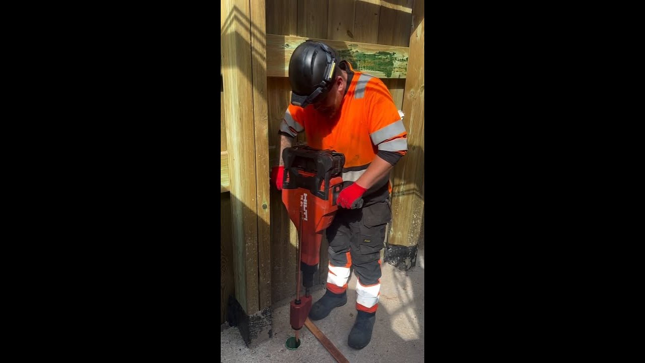 Hilti Ground Rod Driver - YouTube