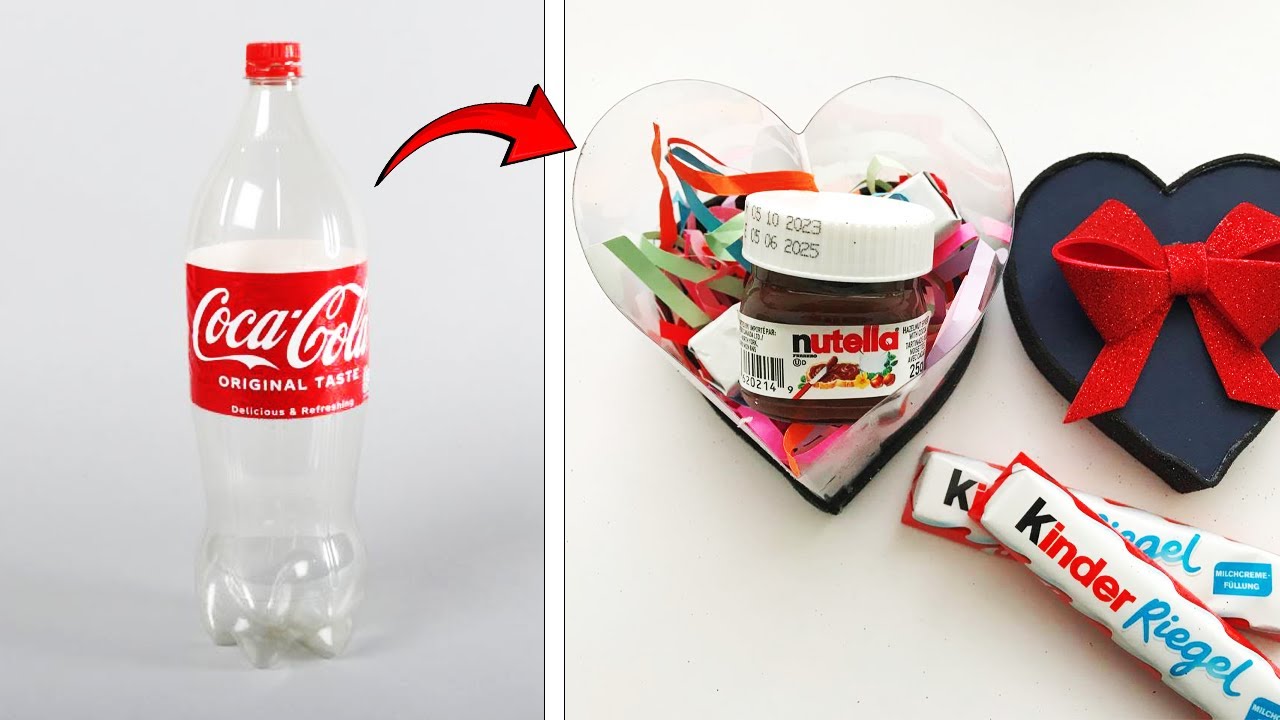 ️DIY | Valentine's Day Gift Box Plastic Bottle | Gift box ideas ️ - YouTube