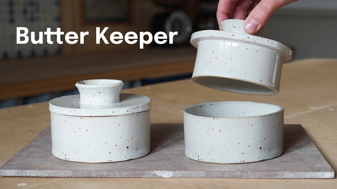 How to make a Butter Keeper (with templates!) - YouTube