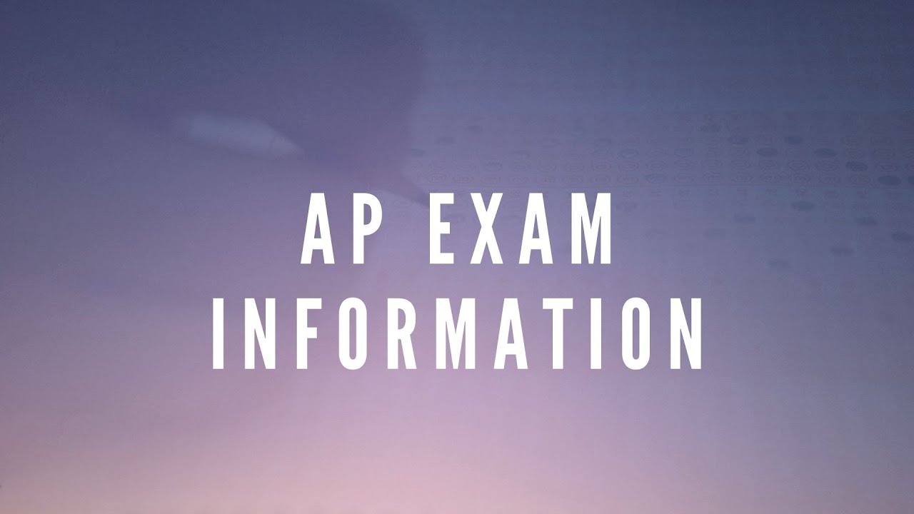 Annual AP Exam Information for NTHS - YouTube