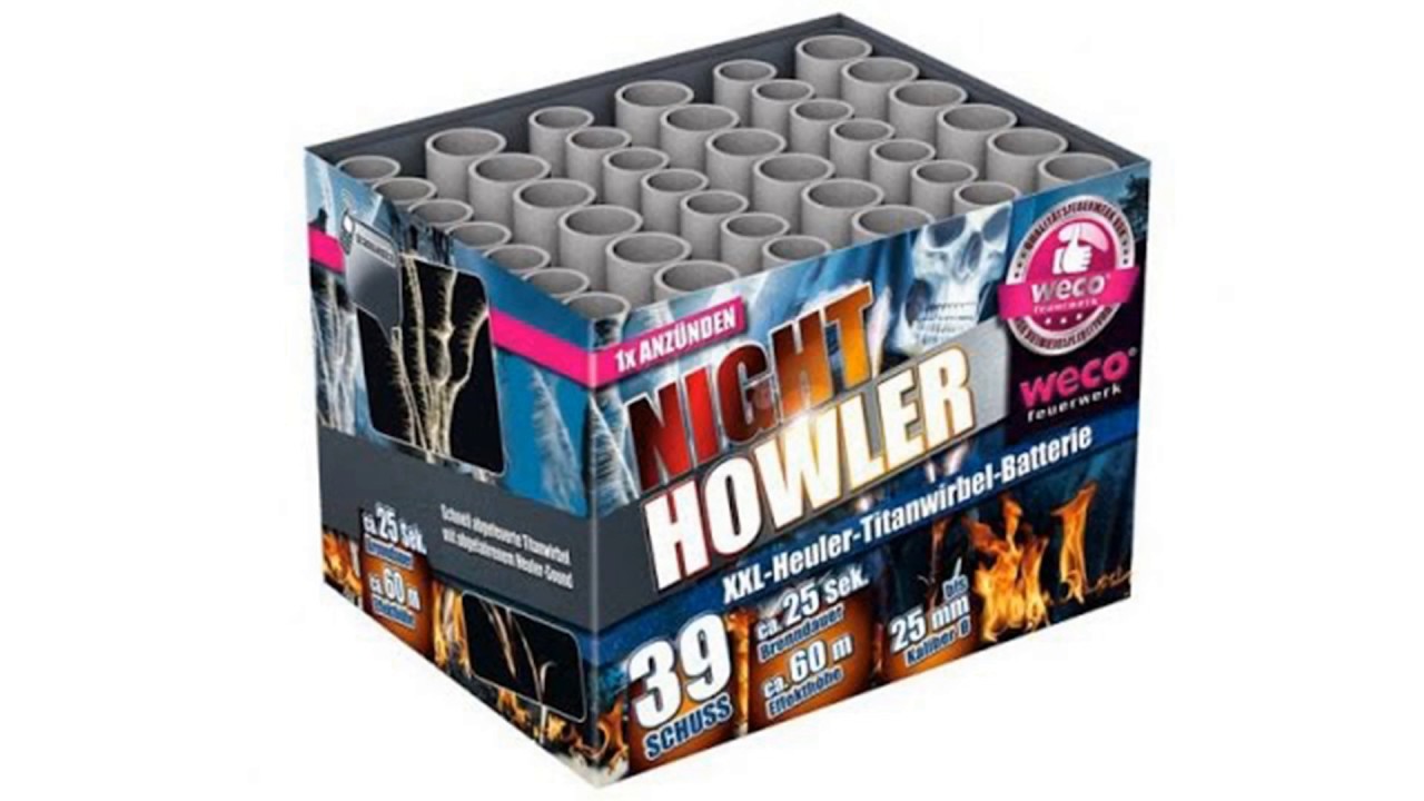 Vuurwerk - Weco - Night Howler - YouTube