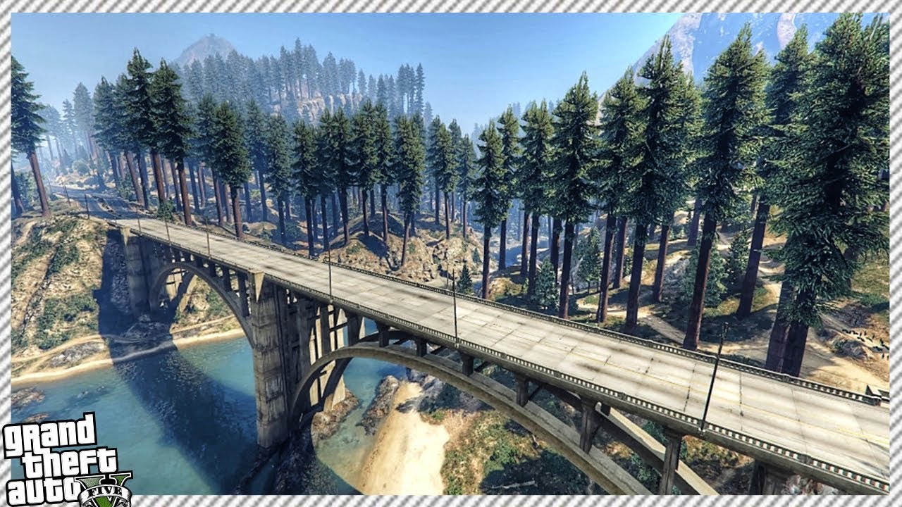 GTA 5 INCREDIBLE NEW FOREST!! (GTA 5 NEW 2485 TREE FOREST MAP MOD ...