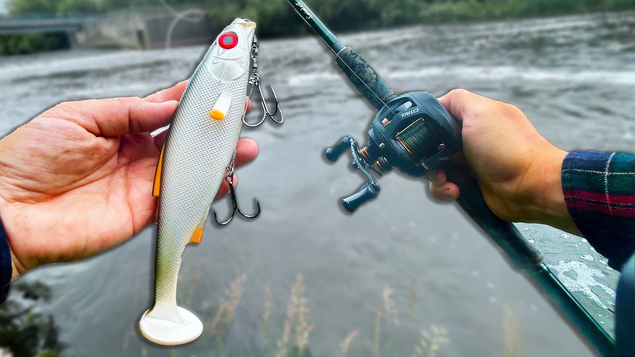 River Fishing for PIKE! (Big Lures) - YouTube