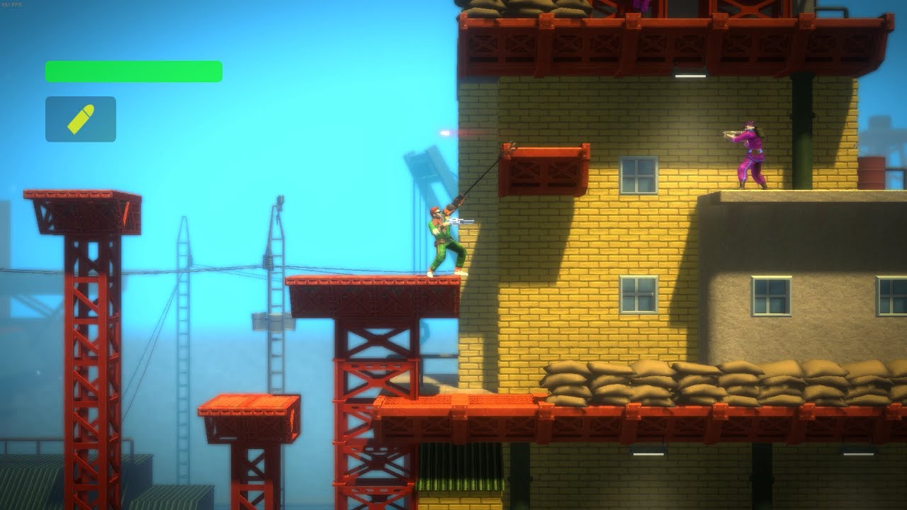 Bionic Commando Rearmed (Español) de PC (Windows 11) en Steam. Gameplay tutoriales y principio ...