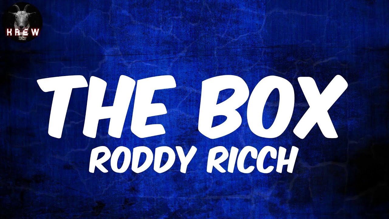 Roddy Ricch, "The Box" (Lyric Video) | Pullin' out the coupe at the lot ...