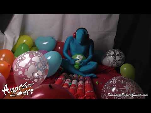 Hand and Leg Advertising Balloon Popping Action (Ses 18, Vid 2)