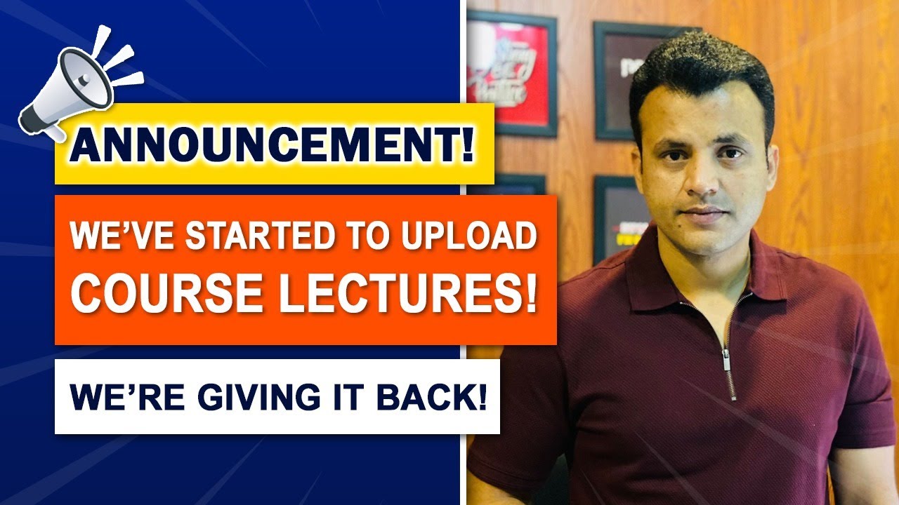 An Important Announcement | Free Online Courses - YouTube