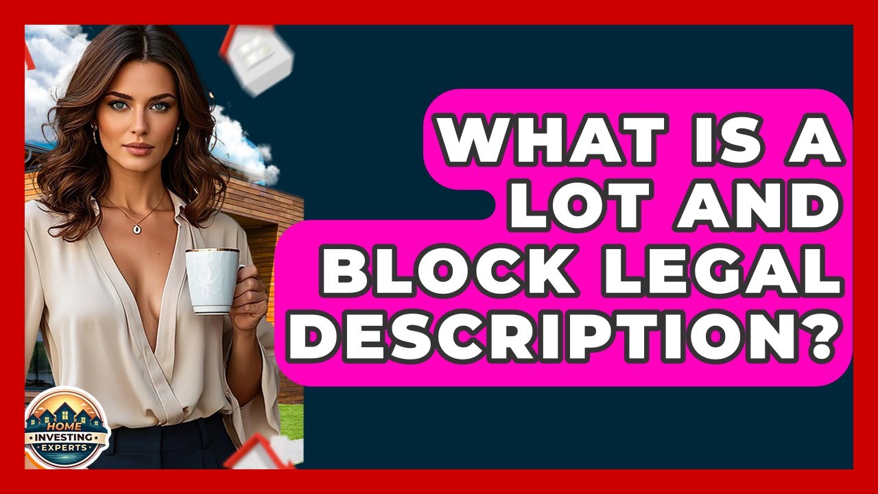 What Is A Lot And Block Legal Description? - Home Investing Experts ...