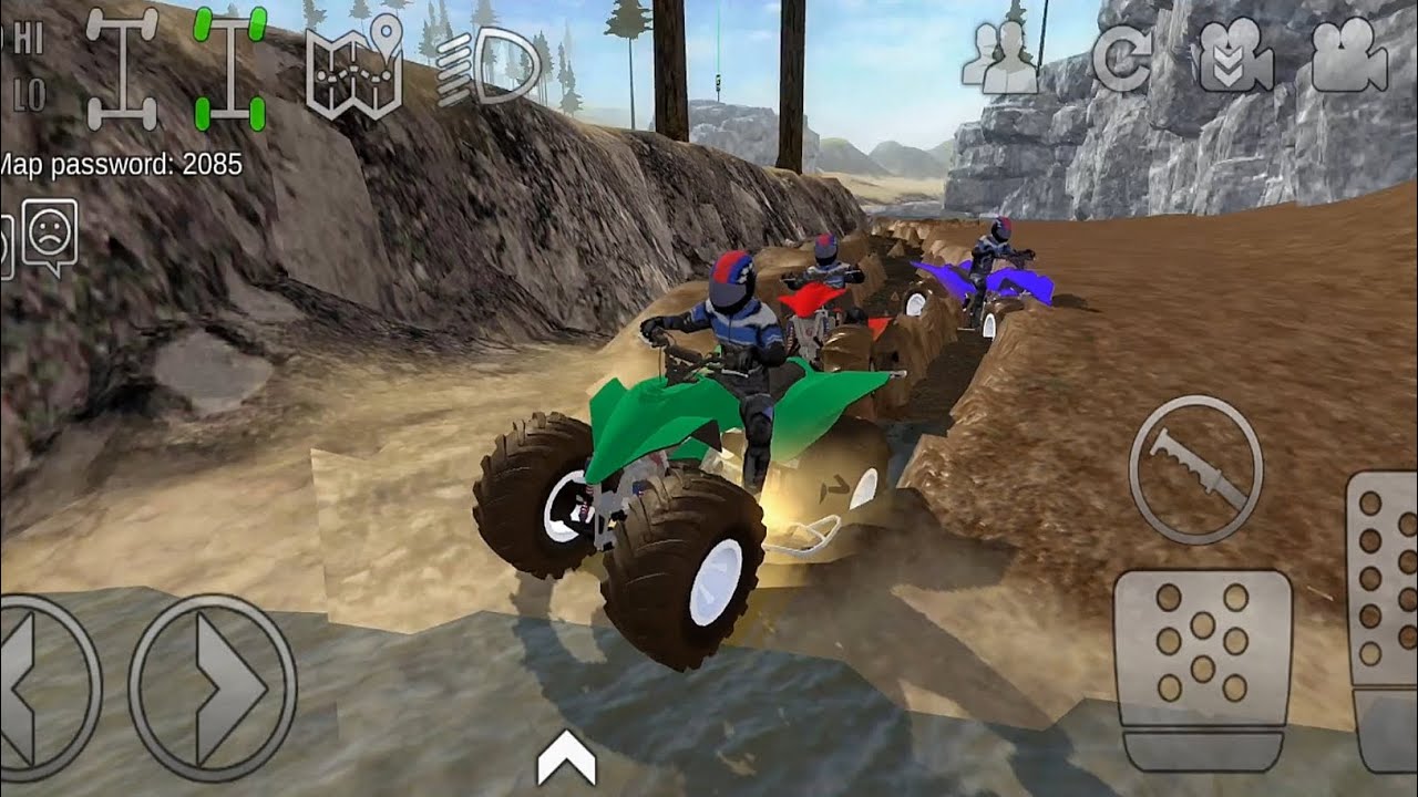Offroad Outlaws Online 3 Player ATV Quad Motor Bike Rasing US Motocross ...