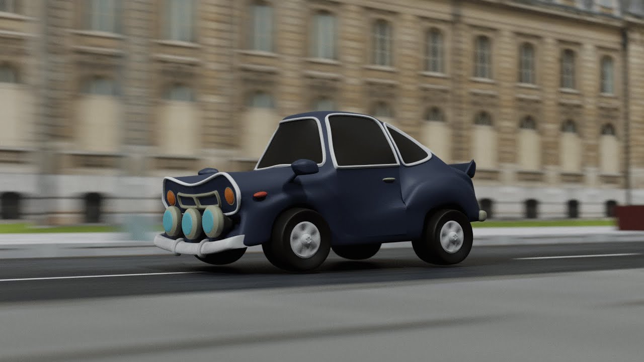 Modeling dan Animasi Low Poly Cartoon Car dengan Blender 2.9 - YouTube