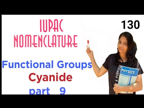HSA Physical science//IUPAC NOMENCLATURE//Naming of cyanide - YouTube