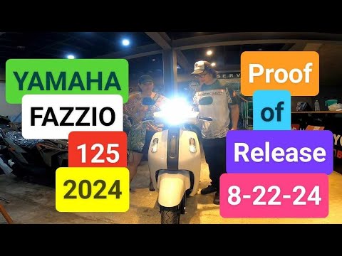 Yamaha Mio Fazzio 2024 SRP 92,900 Color White | Specs Review Demo Sound ...