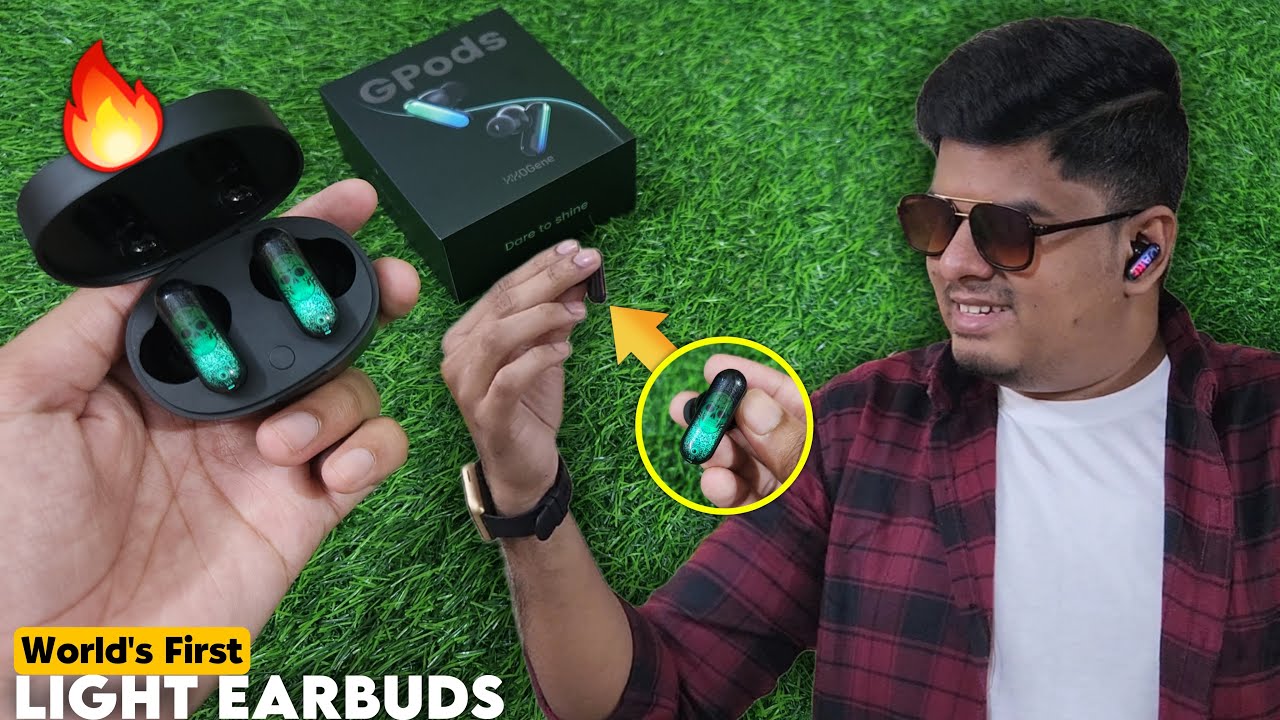 ⚡World's First Light Earbuds - HHO Gene Gpods 💥 | Unboxing | Detailed ...