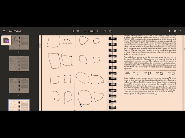 Developmental Test Of Visual Motor Integration Scoring Sheet ...