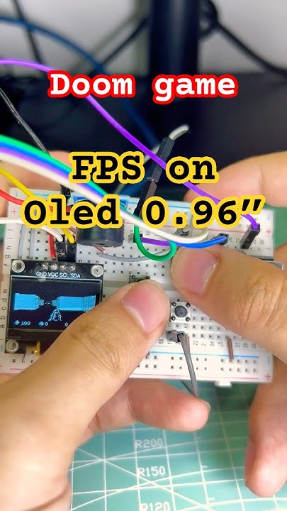 DOOM on a 0.96" OLED Screen?! Running FPS on Arduino! 🤯🔥 #shorts #arduino #engineering - YouTube