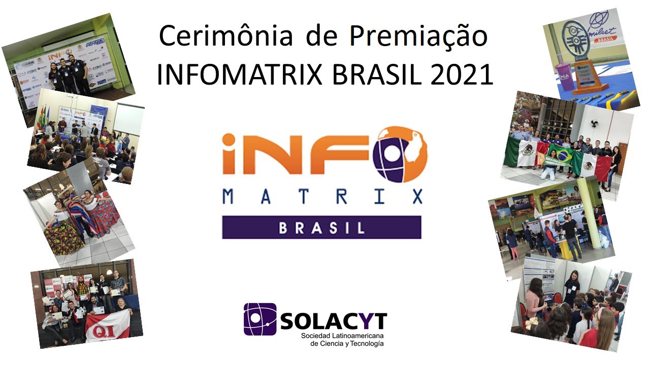 Infomatrix Brasil 2021 - Cerimônia de Premiação - YouTube