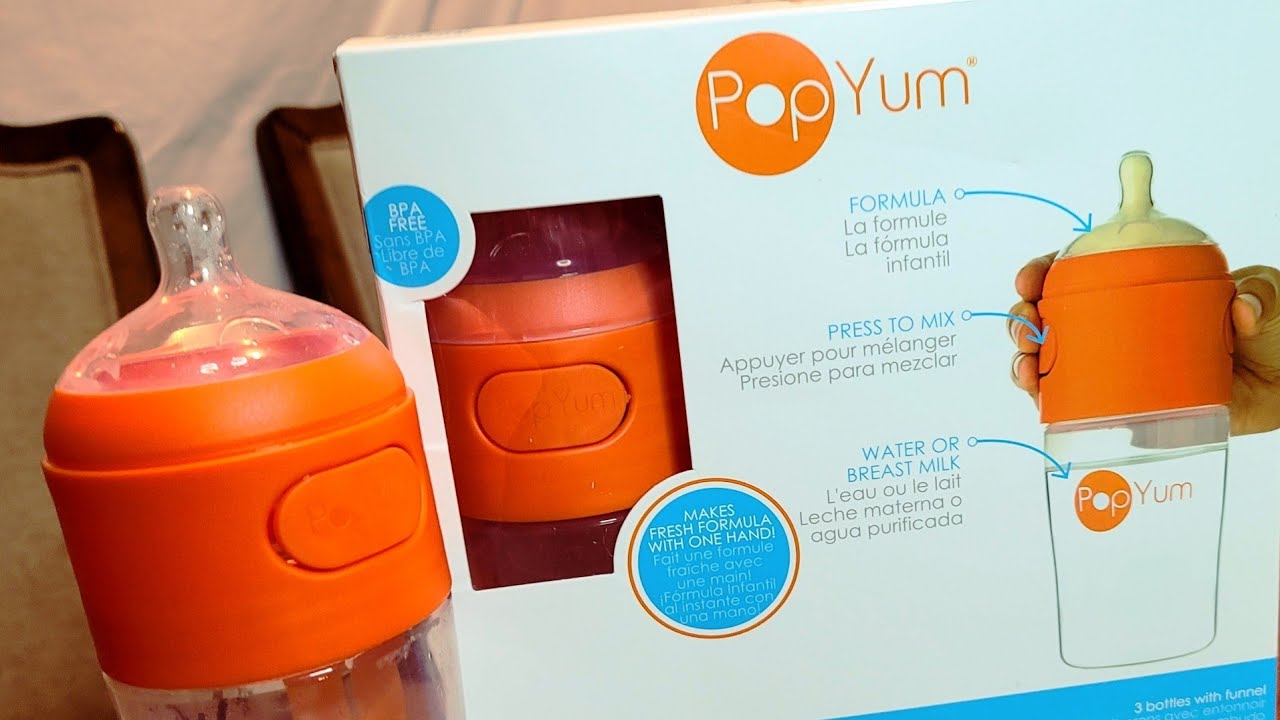pop yum baby bottle part 1 #baby #lifesaver - YouTube