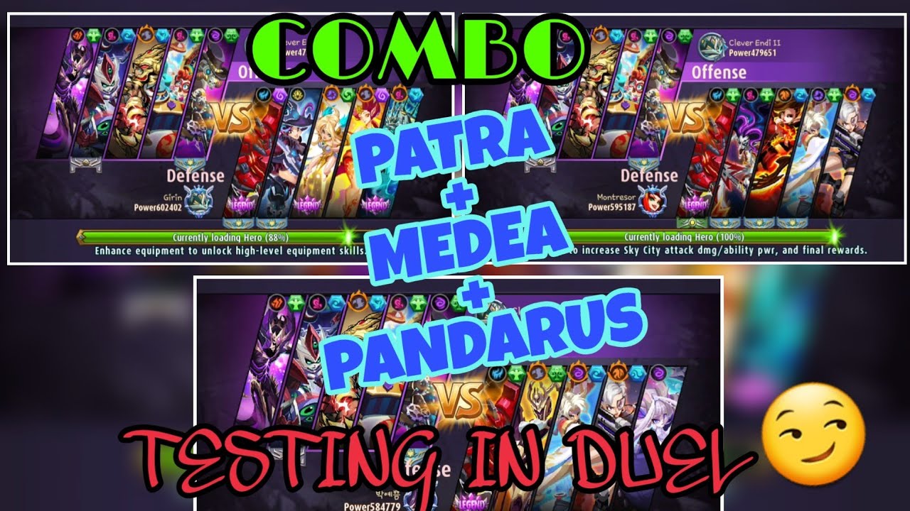 Magic Rush: Testing Patra+Medea+Pandarus Combo In Duel 😉 - YouTube