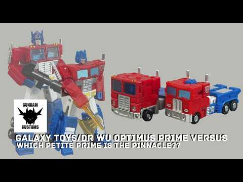 Petite Prime Punch Up! | Galaxy Toys & Dr Wu Optimus Prime Action Figure Review